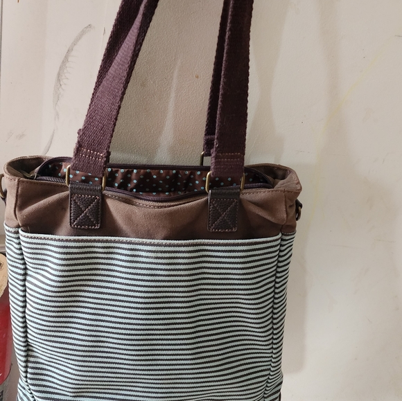Bags | Chala Sloth Work Tote Crossbody Bag Large Convertible Blue ...